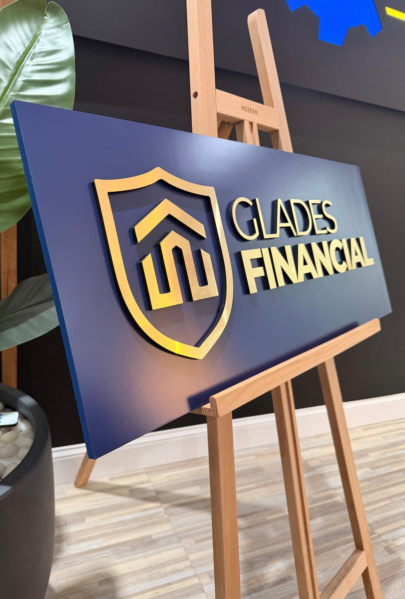Personalized Custom Rectangular Wood Sign - Crafted 3D Signs