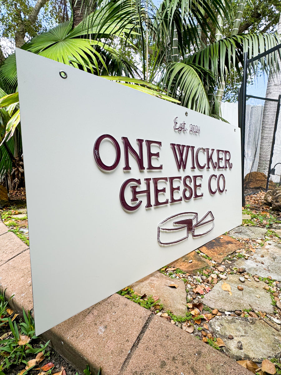 Custom Rectangular Exterior Outdoor Logos - Crafted 3D Signs