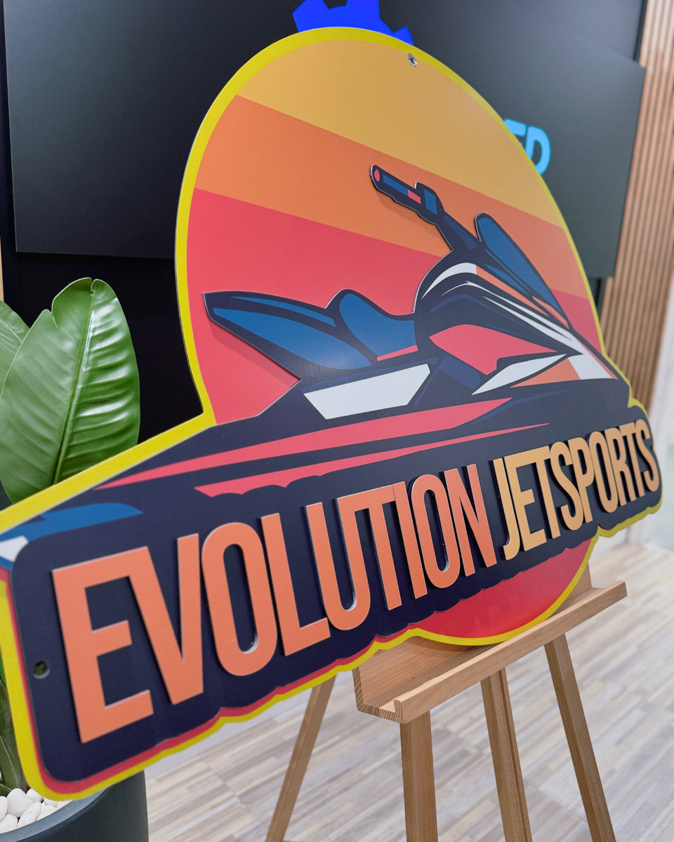 Custom Rectangular Exterior Outdoor Logos - Crafted 3D Signs
